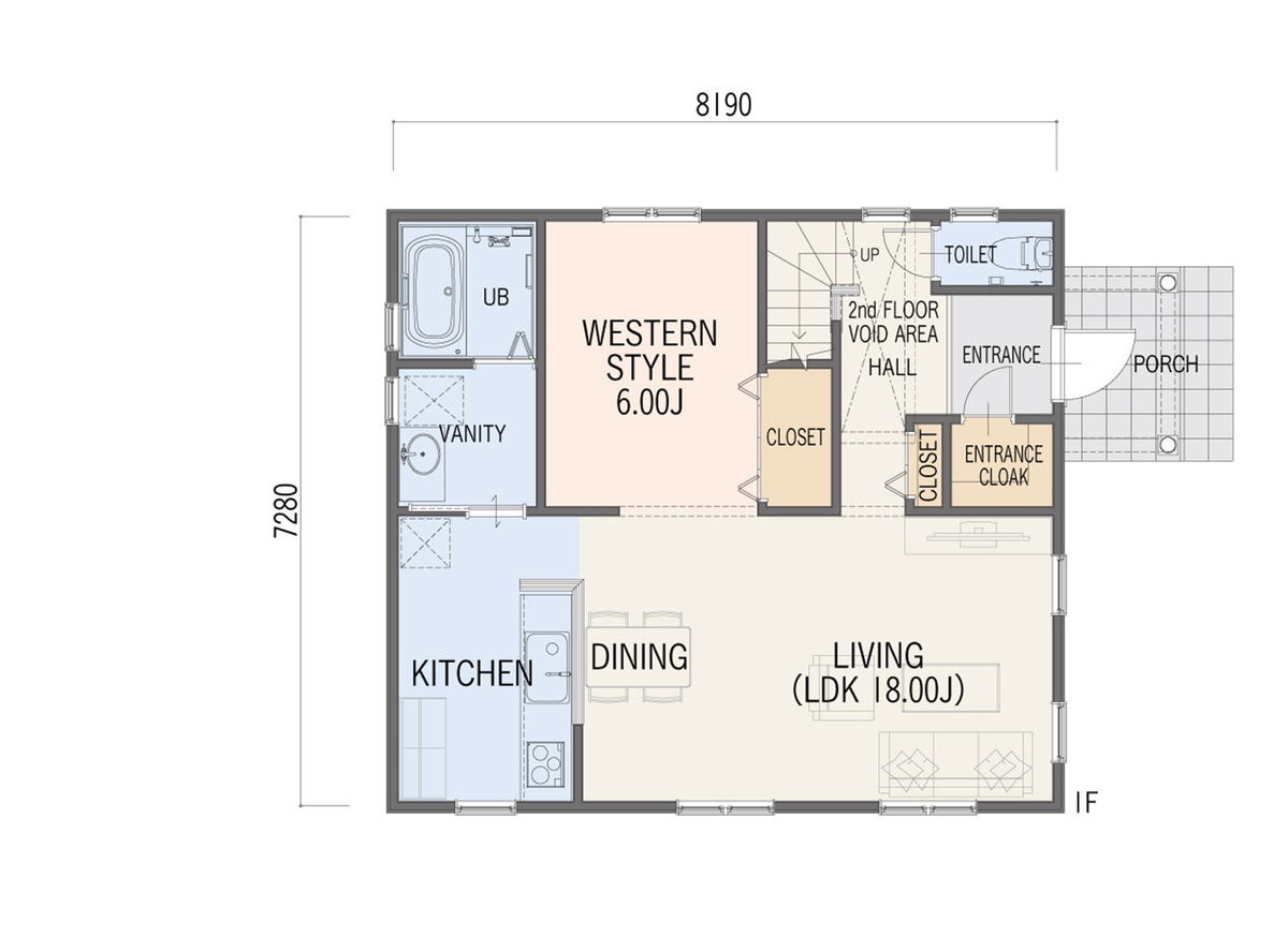 809-EW(GE) | Georgian ジョージアン | ハウスケッチ | ハウスケッチ セルコホーム