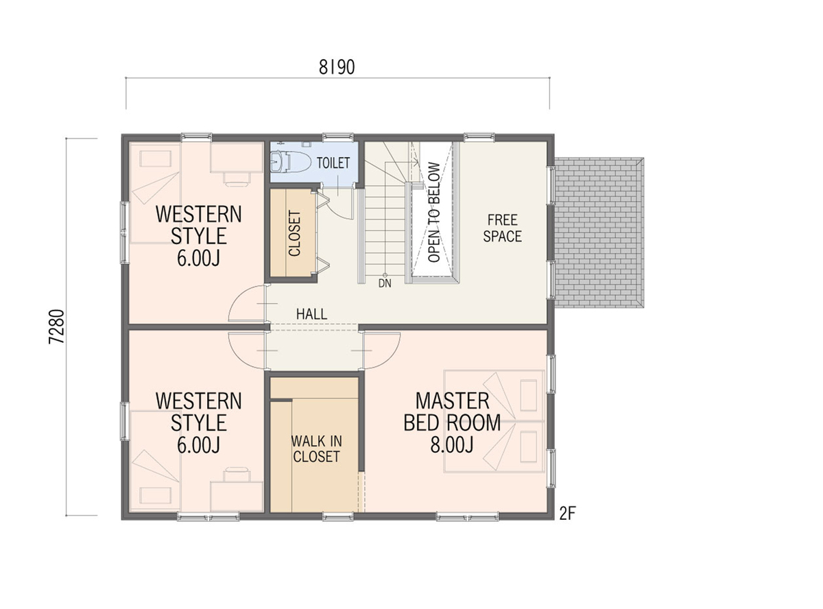 809-EW(GE) | Georgian ジョージアン | ハウスケッチ | ハウスケッチ セルコホーム