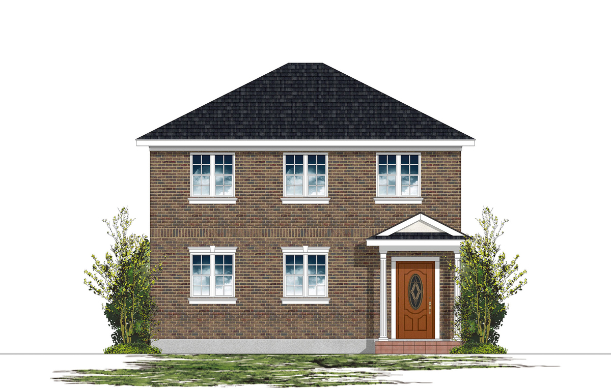 809-S(GE) | Georgian ジョージアン | ハウスケッチ | ハウスケッチ セルコホーム